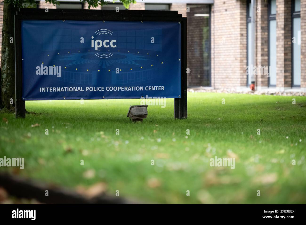 Neuss, Germany. 10th June, 2024. A sign in front of the headquarters ...