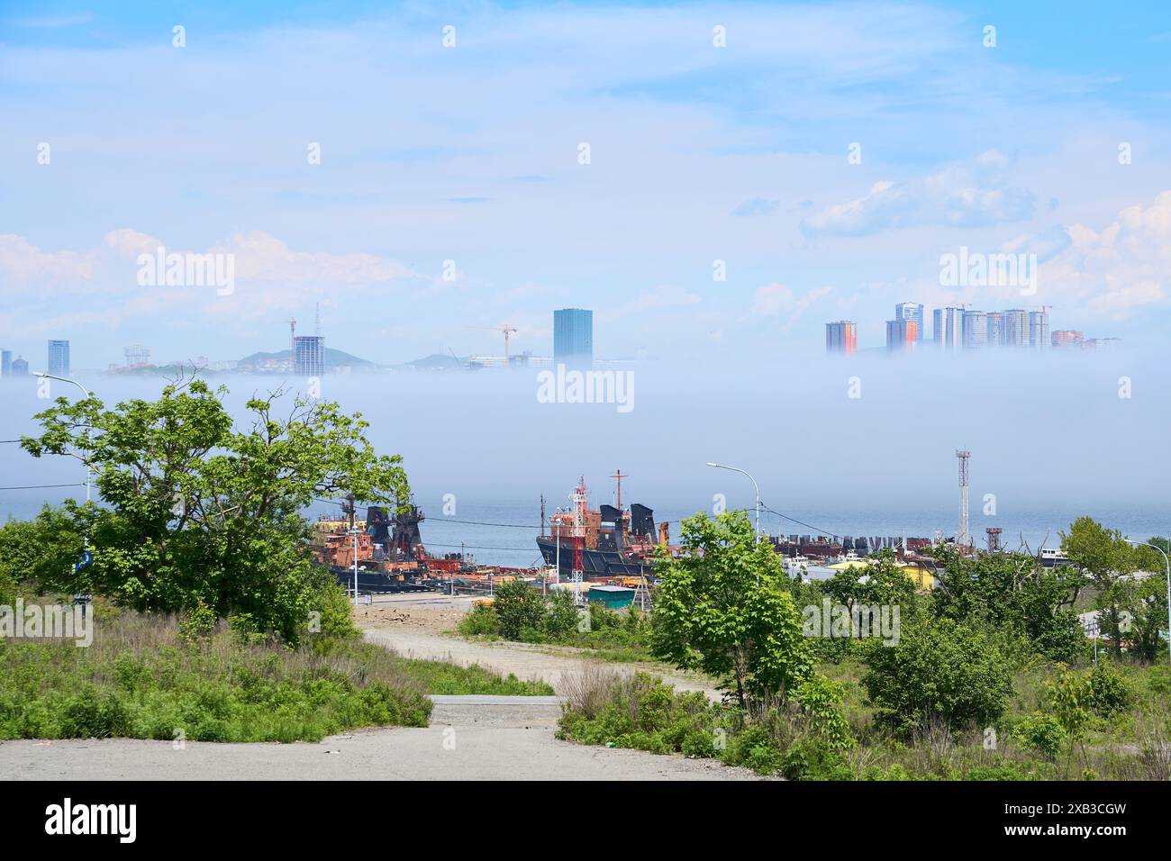 Vladivostok. 10th June, 2024. This photo taken on June 10, 2024 shows ...