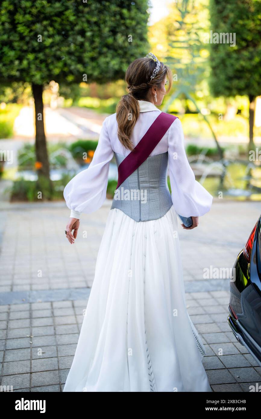 Queen Rania of Jordan attends a ceremony and a parade marking the ...