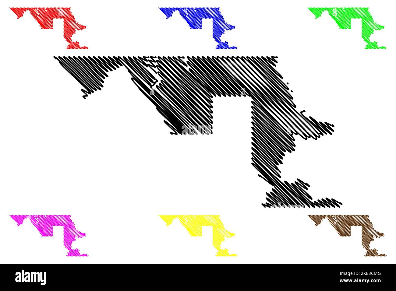 Stikine Region (Canada, British Columbia or BC Province, North America) map vector illustration ...