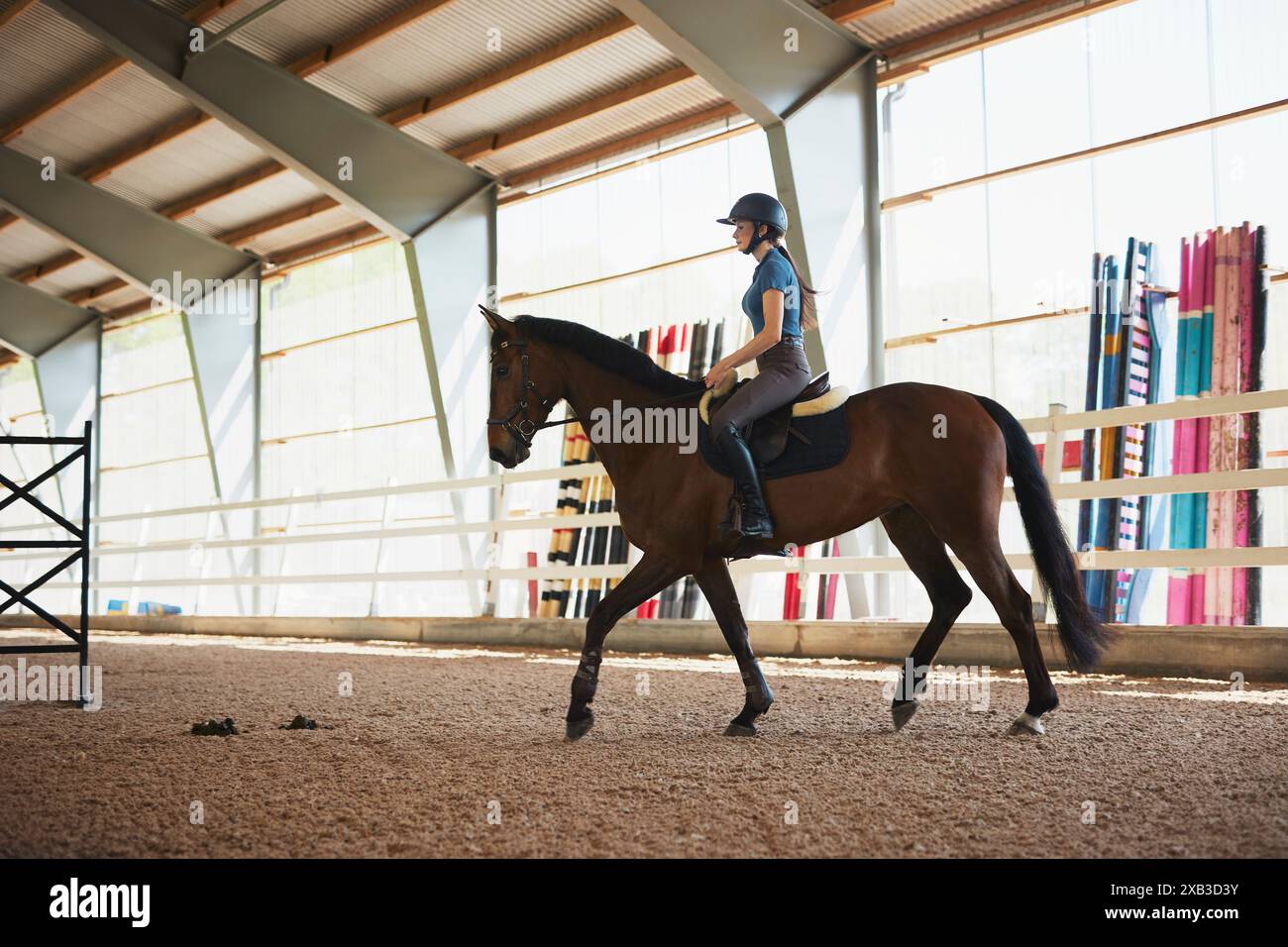 Side view horse racing hi-res stock photography and images - Alamy