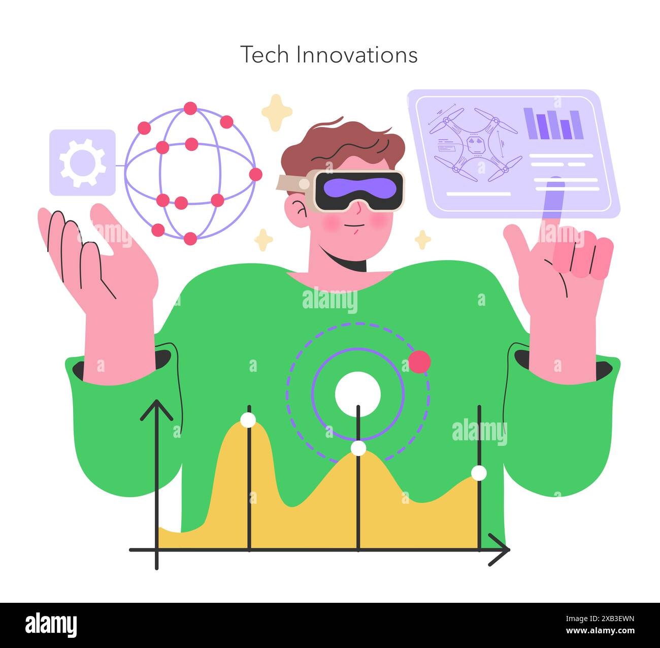 Tech possibilities Stock Vector Images - Alamy