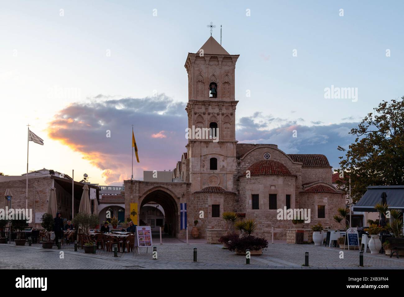 Larnaca, Cyprus - February 03 2024: The late-9th century Holy Church of ...