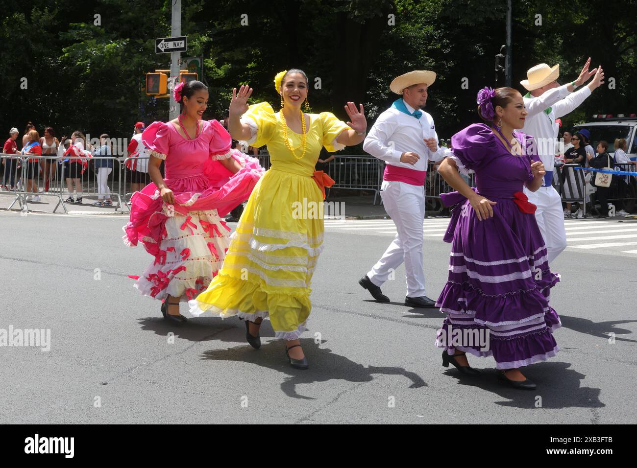New York, United States. 09th June, 2024. AREYTO Ballet Folklorico ...