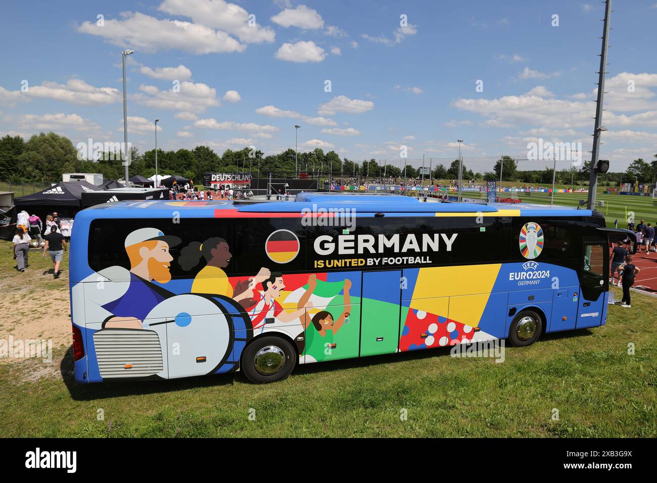 10 June 2024, Bavaria, Herzogenaurach: Soccer, preparation for the ...