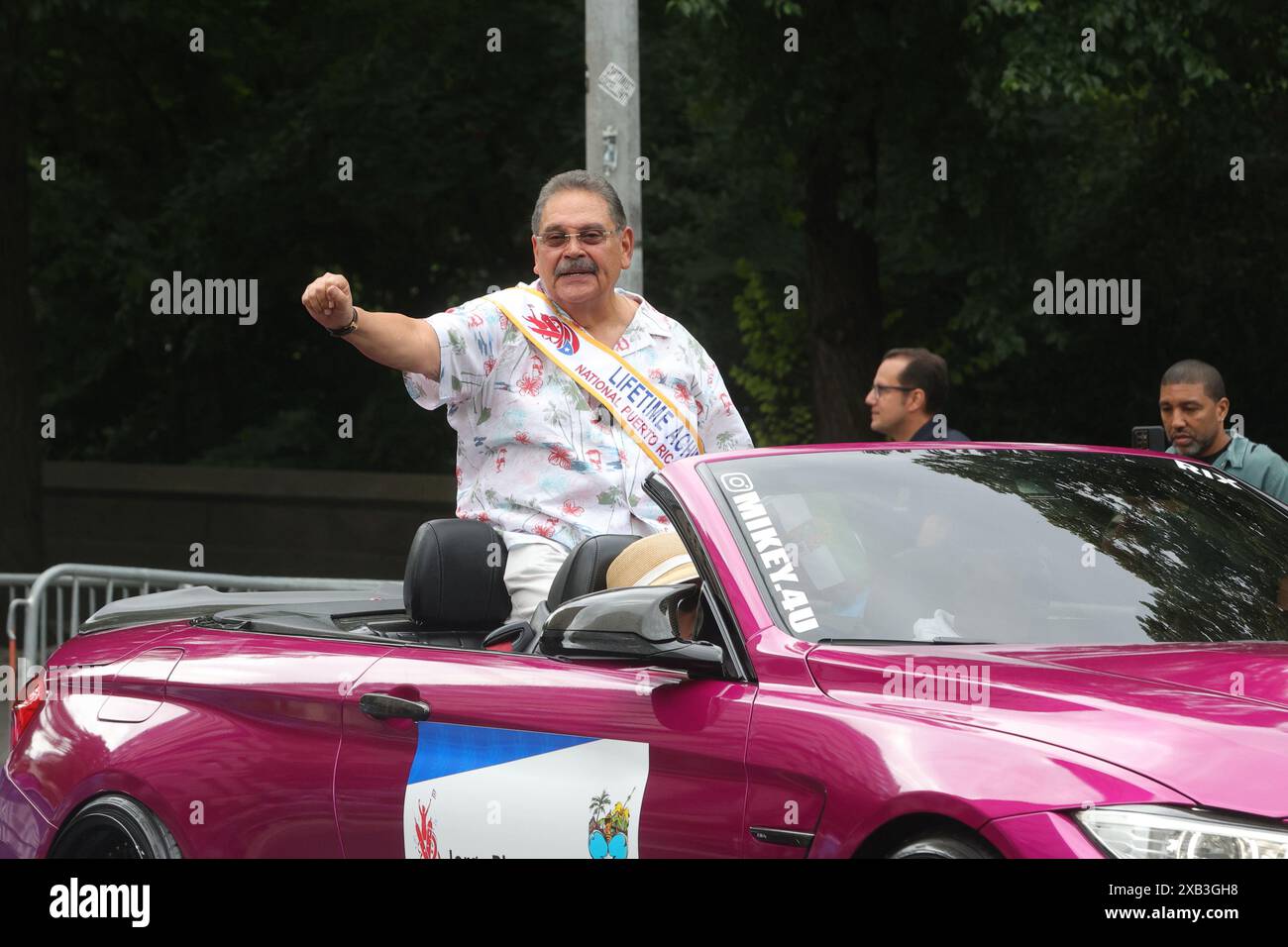 Jorge Rivera Nieves during the 67th National Puerto Rican Day Parade ...