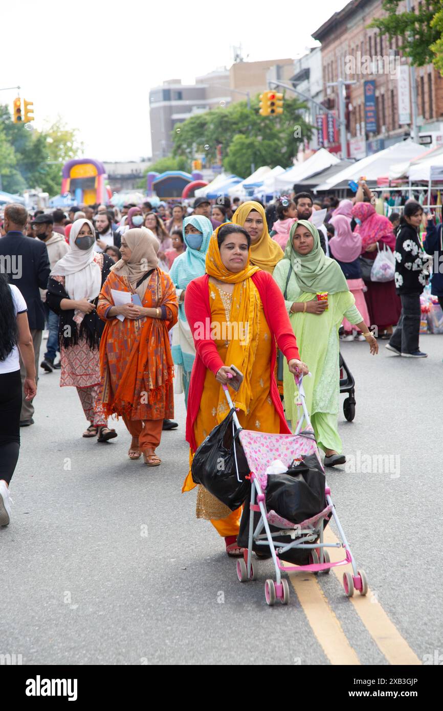 Bangladeshi Community Street Fair on Church Avenue in the Kensington ...
