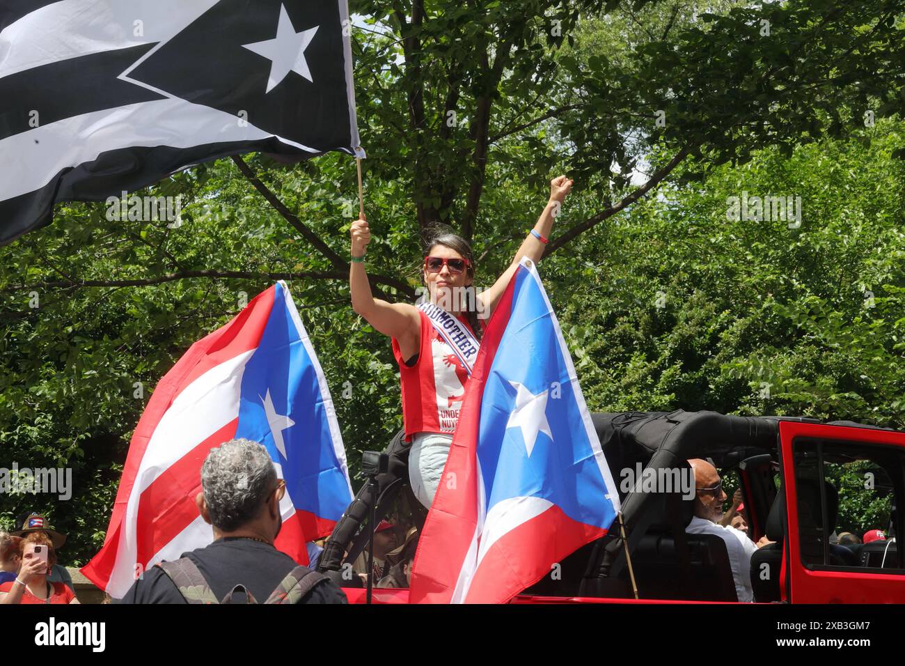 Caridad De La Luz during the 67th National Puerto Rican Day Parade held ...
