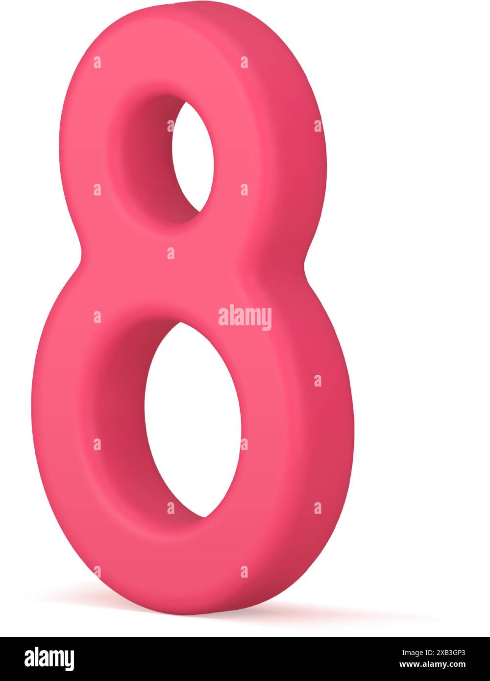 International Women's Day pink eight number march festive spring ...