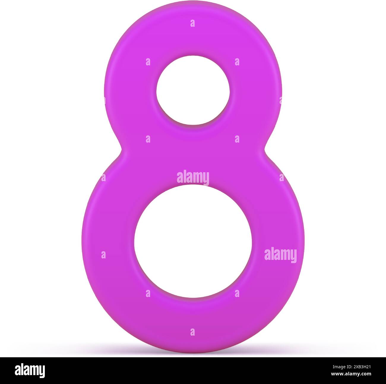 Eight number purple infinity font letter birthday age traditional ...
