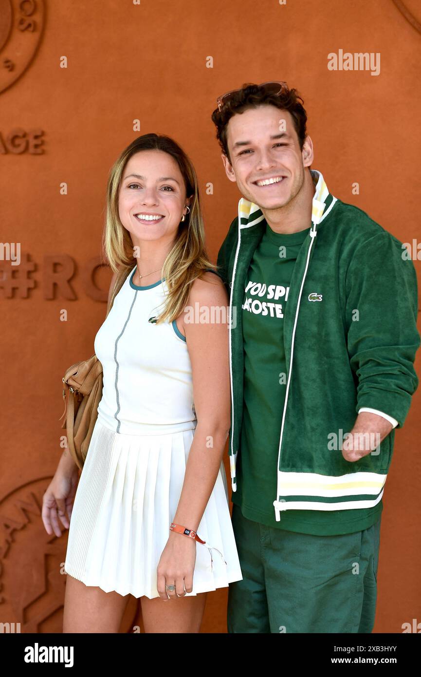 Paris, France. 10th June, 2024. Marie-Camille Fabas and Theo Curin ...