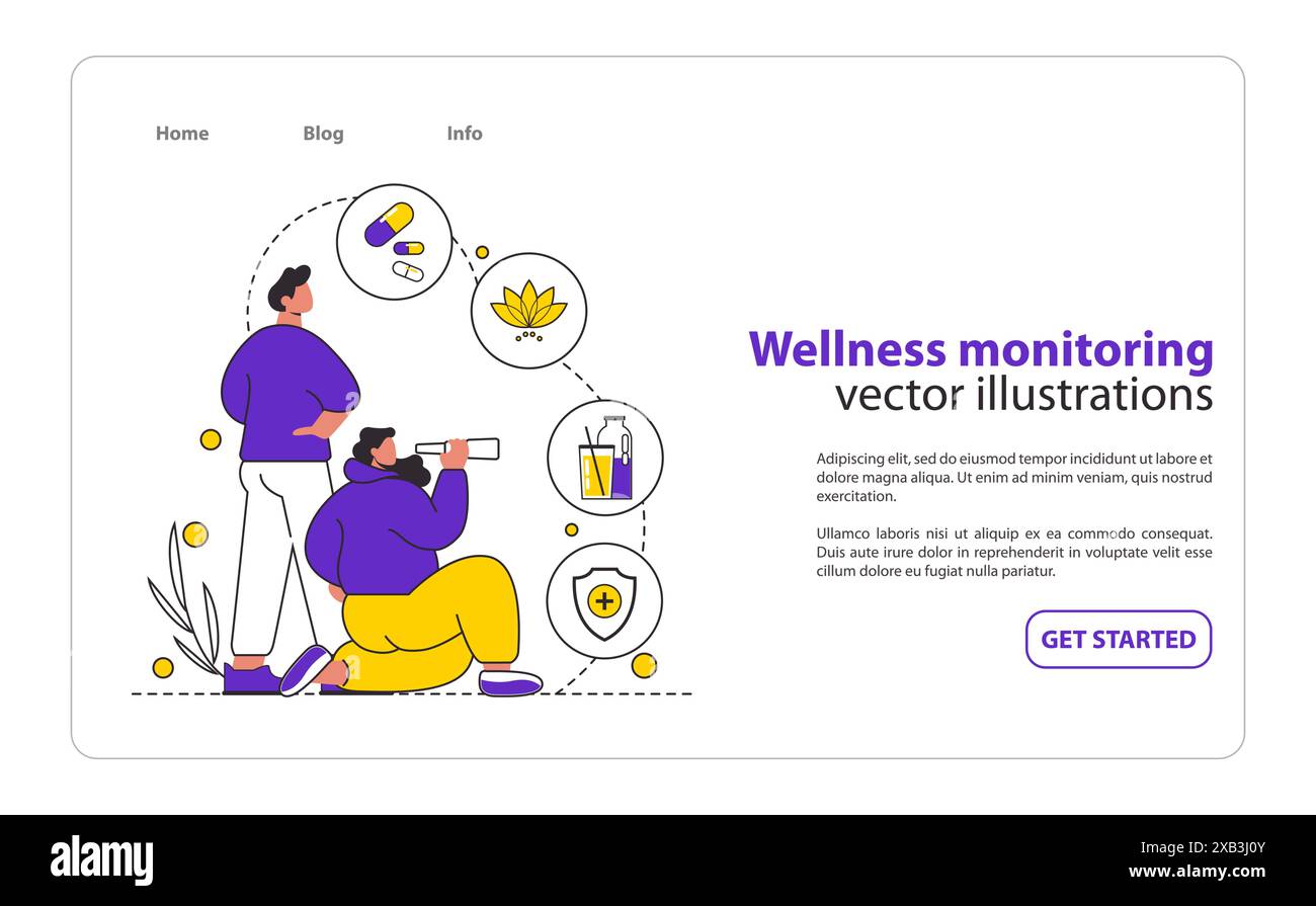 Wellness Monitoring concept Showcases proactive health engagement with ...