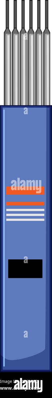 weld electrodes welding cartoon vector illustration Stock Vector Image ...