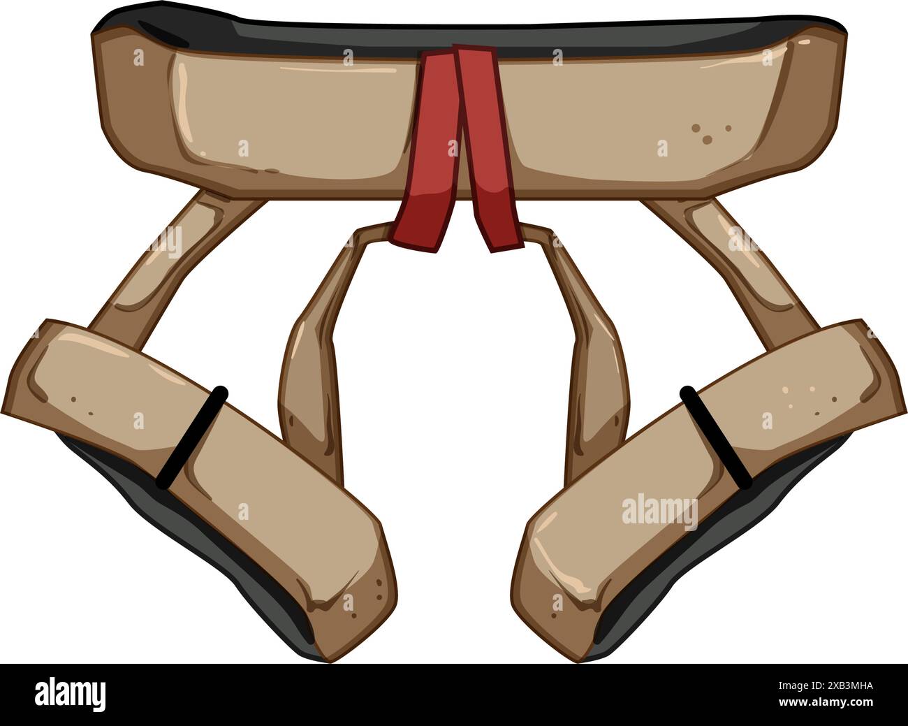 safety climbing harnesses cartoon vector illustration Stock Vector ...