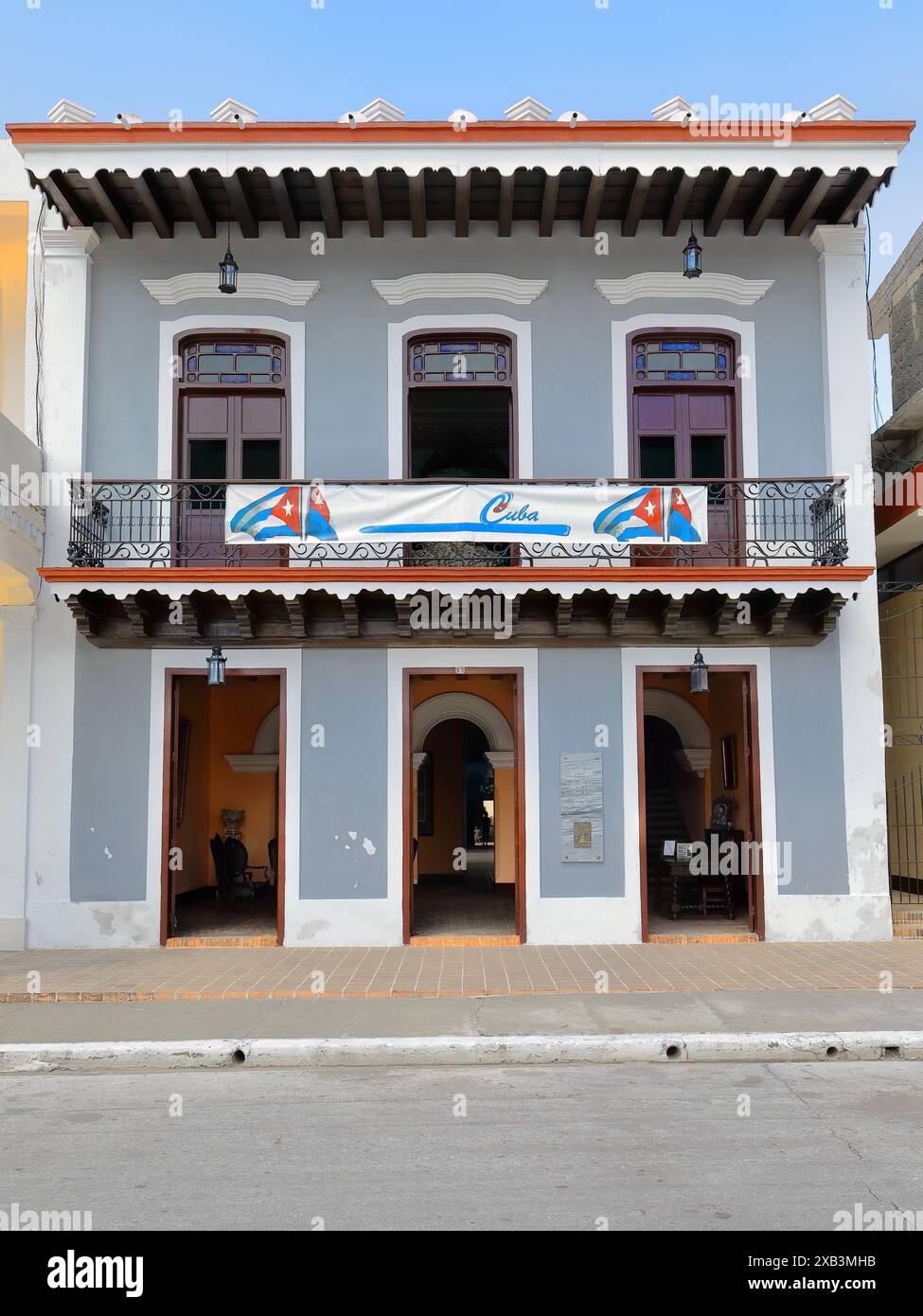 372 Casa Natal Carlos Manuel Cespedes Birthplace Museum SE facade along ...
