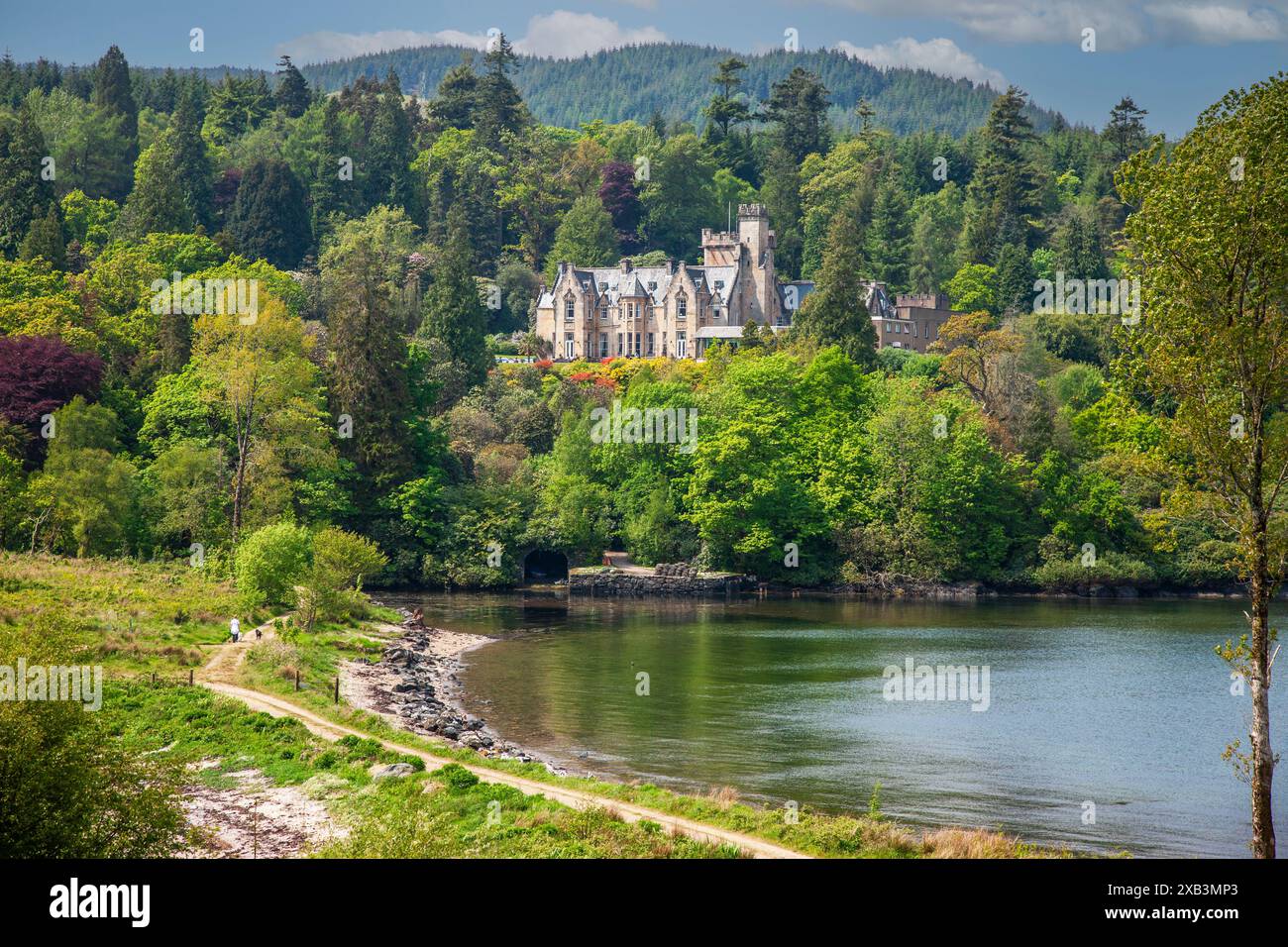 Stonefield Castle, Loch Fyne, Argyll Stock Photo - Alamy