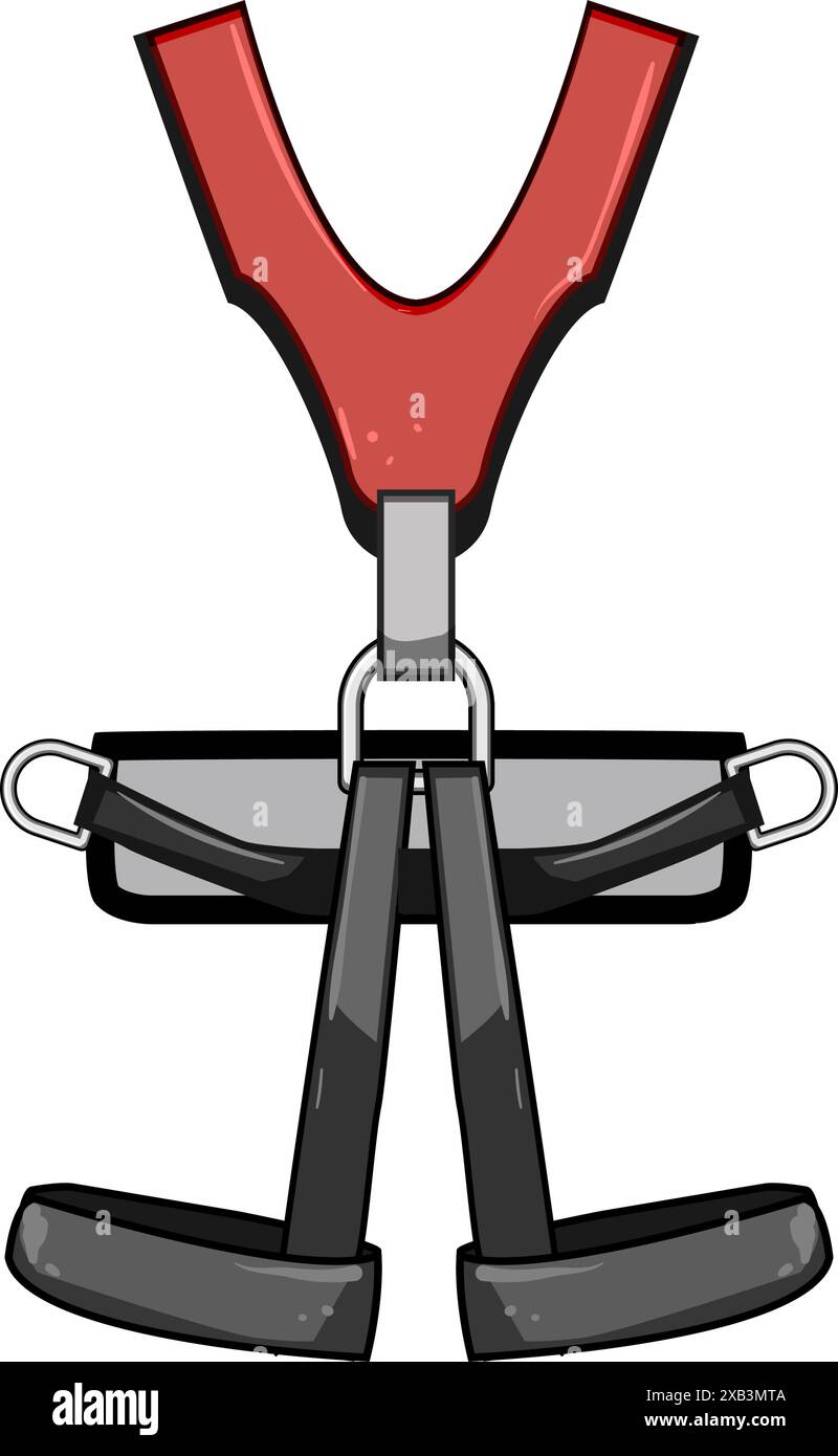 Boy climbing wall harness helmet Cut Out Stock Images & Pictures - Alamy