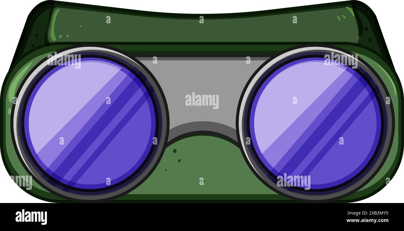 goggle goggles welding cartoon vector illustration Stock Vector Image ...