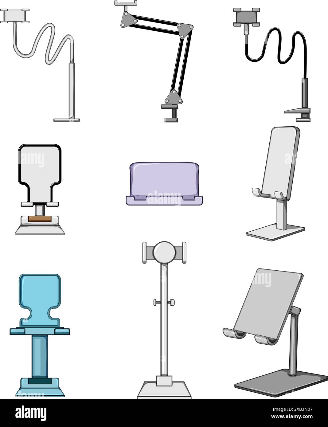 Cartoon phone holder Stock Vector Images - Alamy