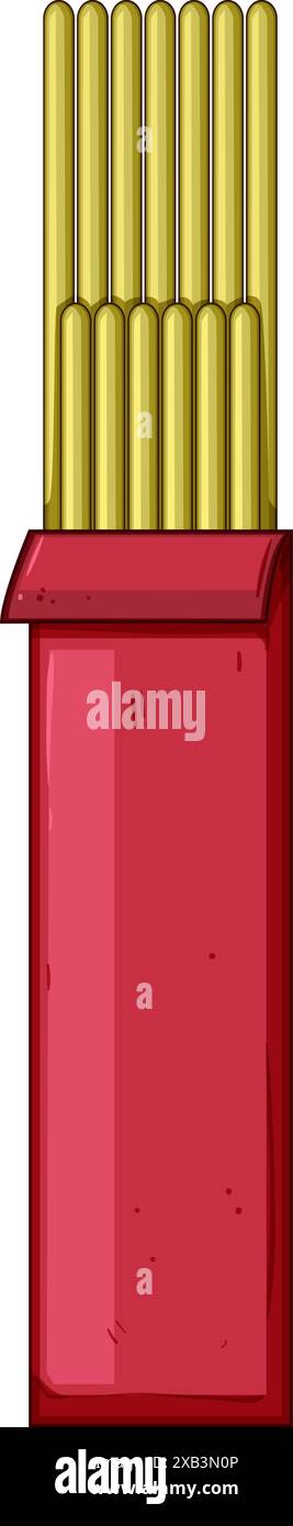 metal electrodes welding cartoon vector illustration Stock Vector Image ...