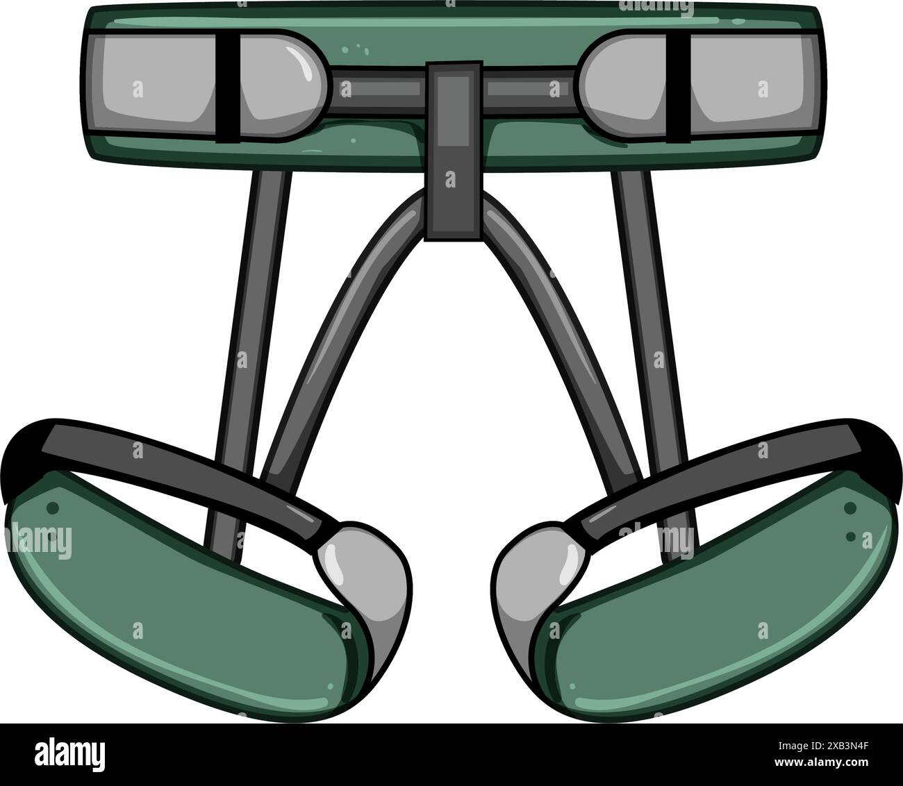 risk climbing harnesses cartoon vector illustration Stock Vector Image ...