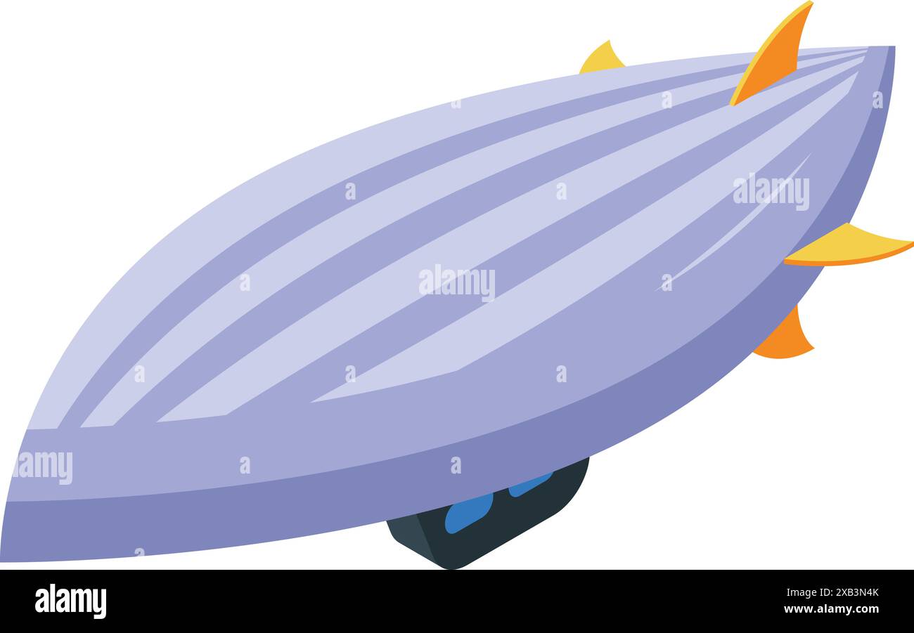 Purple surfboard with four fins is shown, ready for a surfer to ride ...