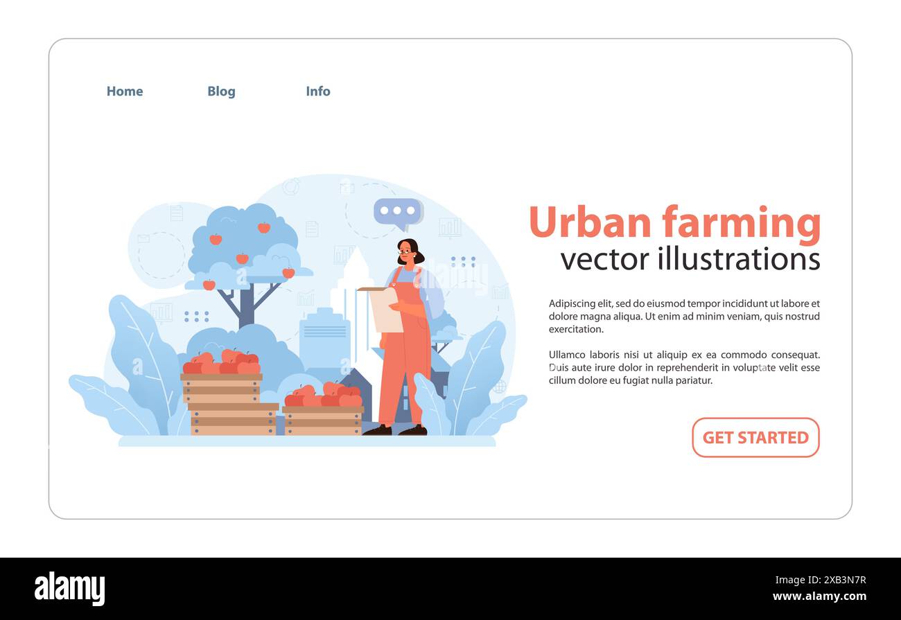 Urban Harvest: A farmer stands proudly amidst a city backdrop ...