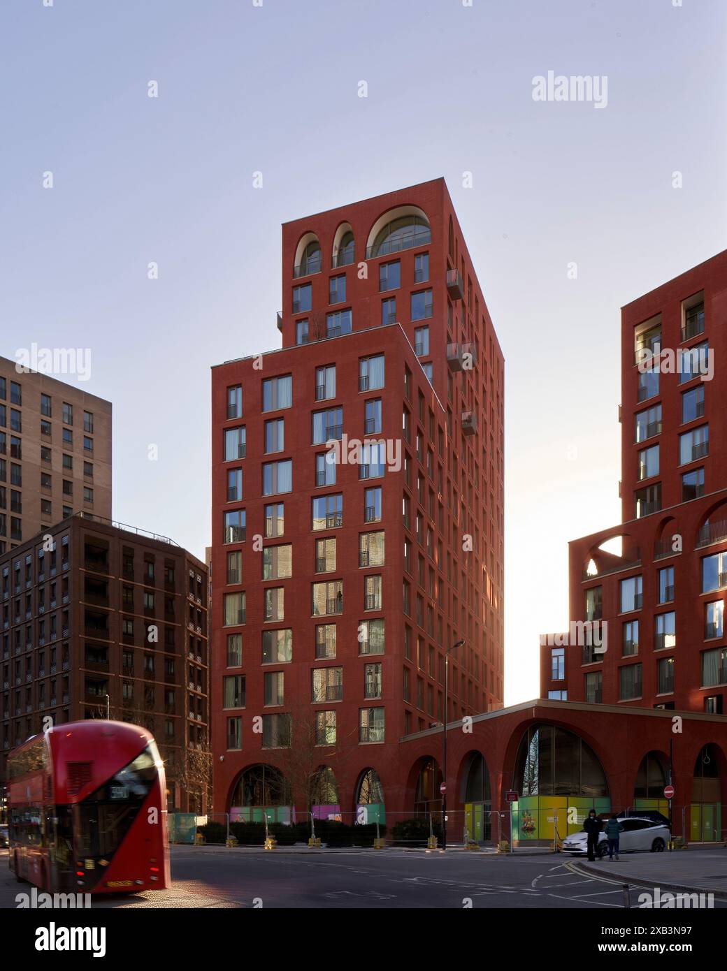 Street scene across intersection - Cadence building area beyond ...