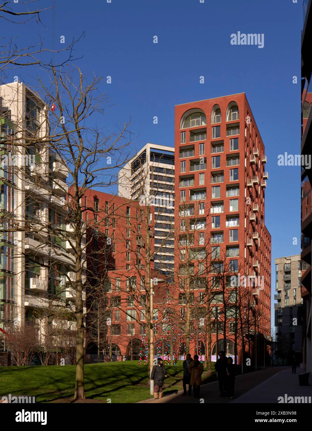 View from south towards building with Lewis Cubitt Park. Cadence - King ...