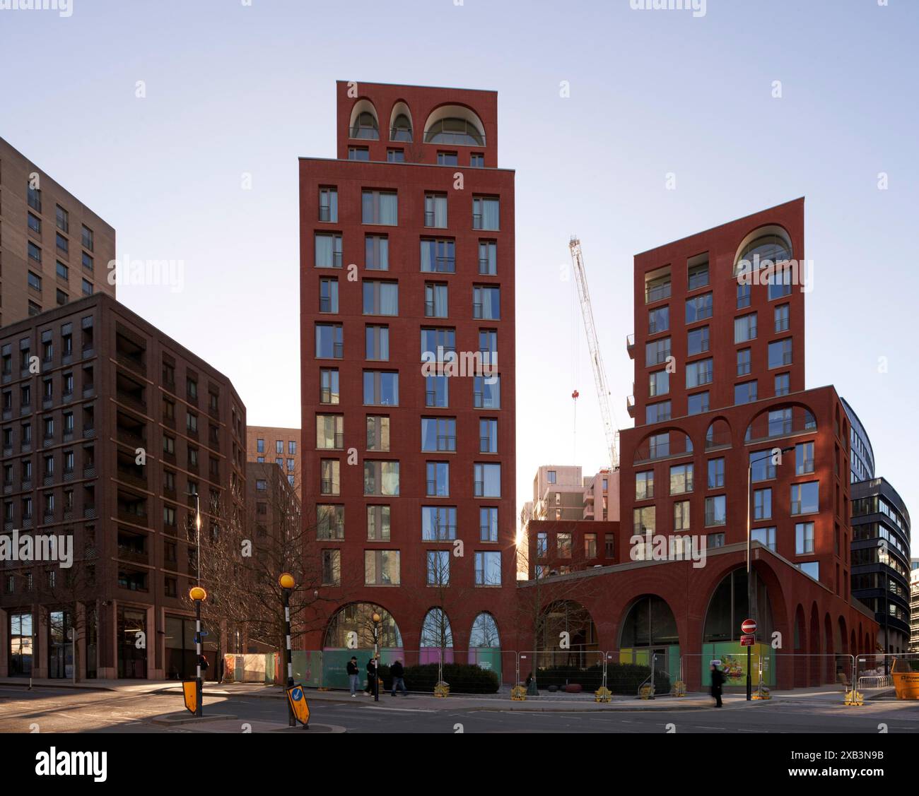 Street scene across intersection - Cadence building area beyond ...