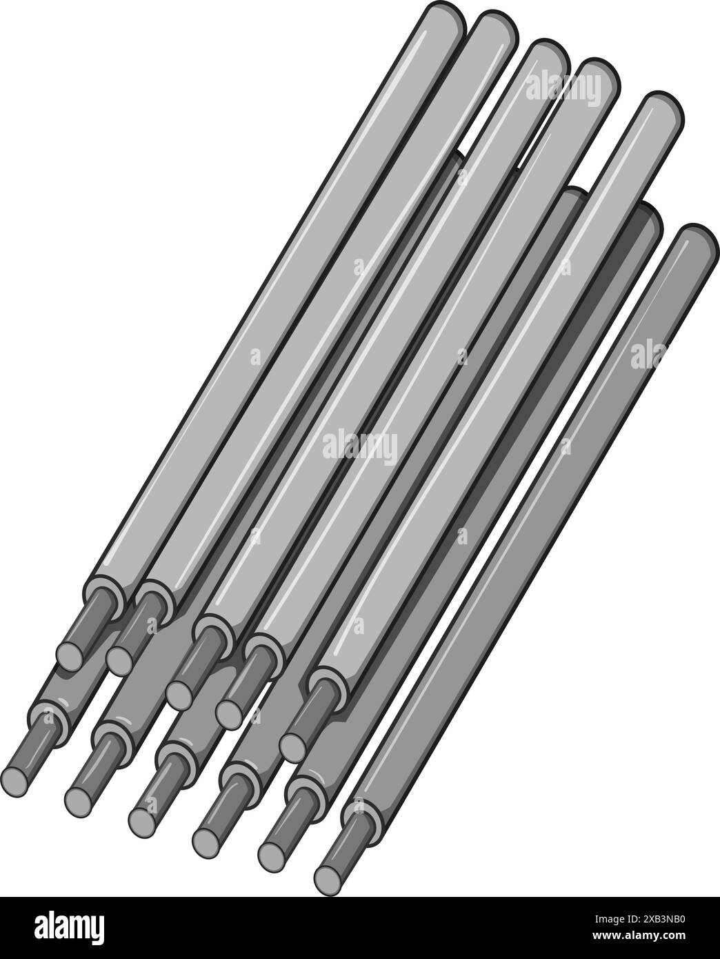 arc electrodes welding cartoon vector illustration Stock Vector Image ...