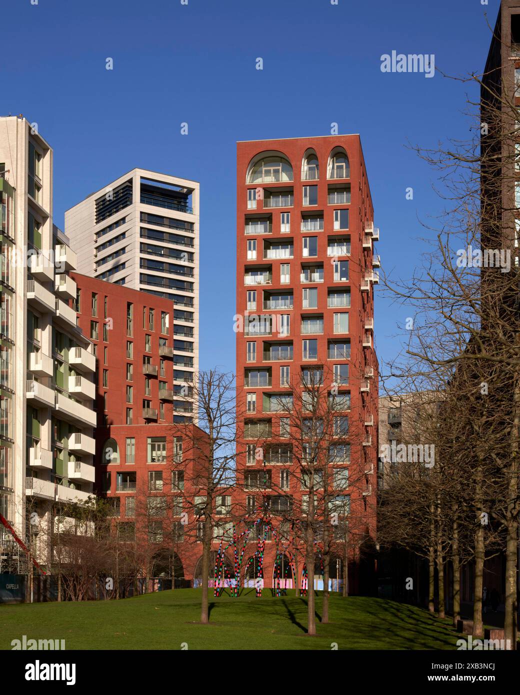 View from south towards building with Lewis Cubitt Park. Cadence - King ...