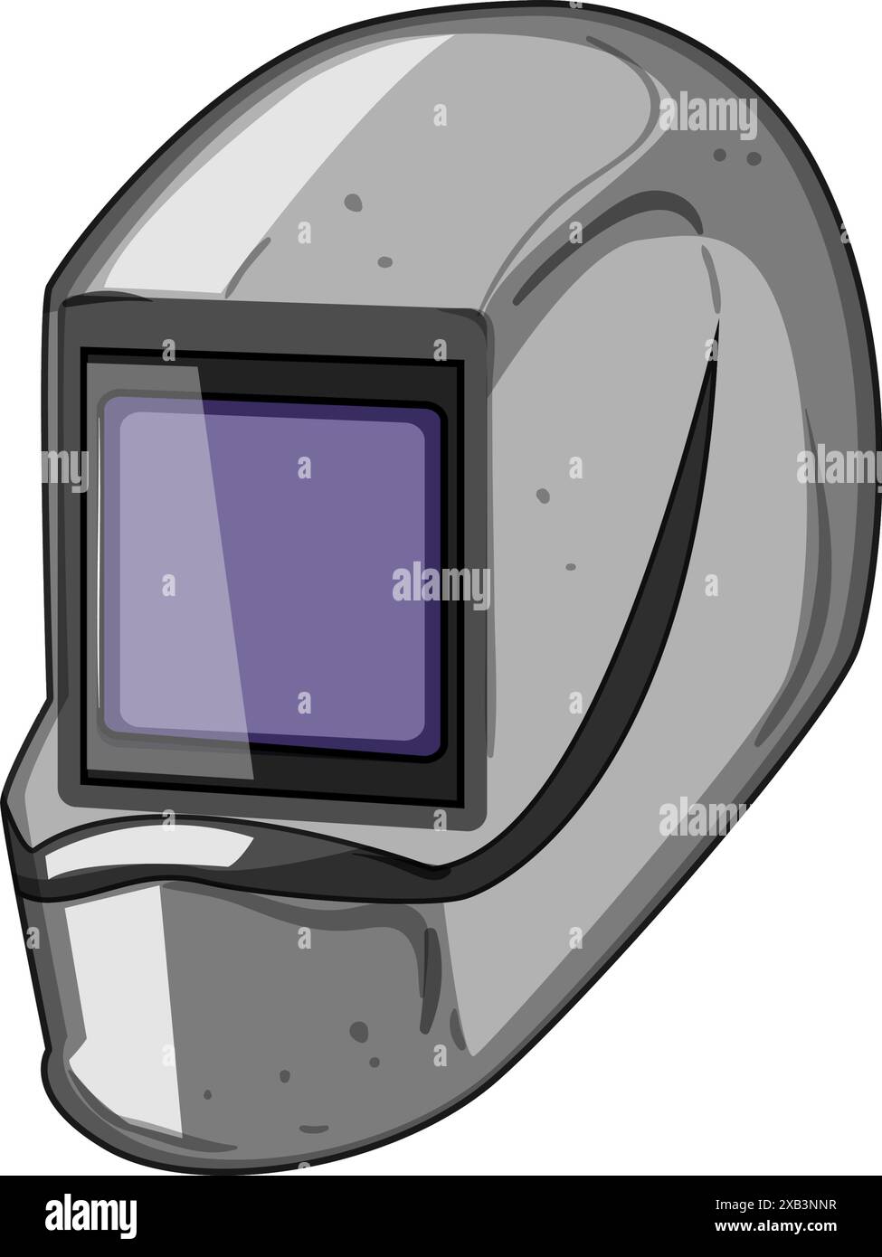 worker helmet welding cartoon vector illustration Stock Vector Image ...