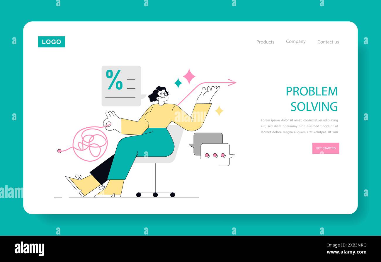 Soft Skills concept. Creative professional solving complex problems with ease. Interpersonal ...