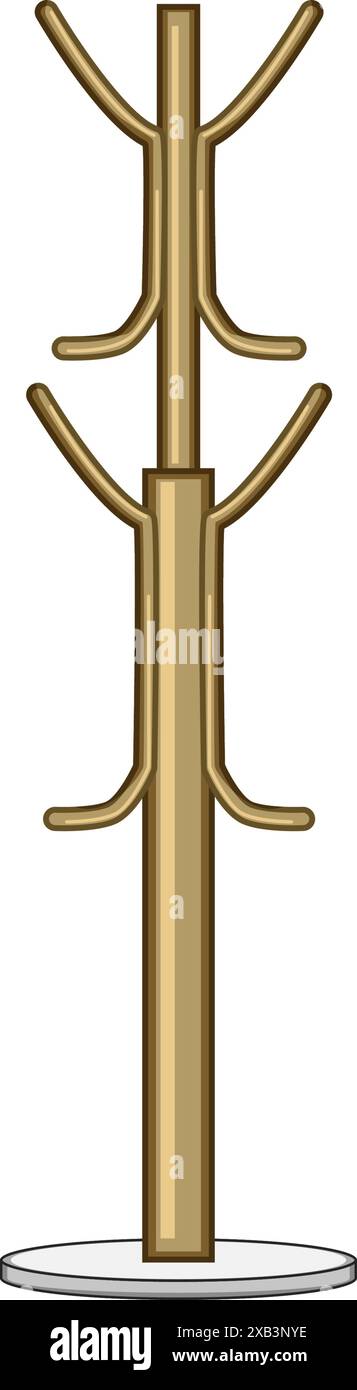 worker hat stand cartoon vector illustration Stock Vector Image & Art ...