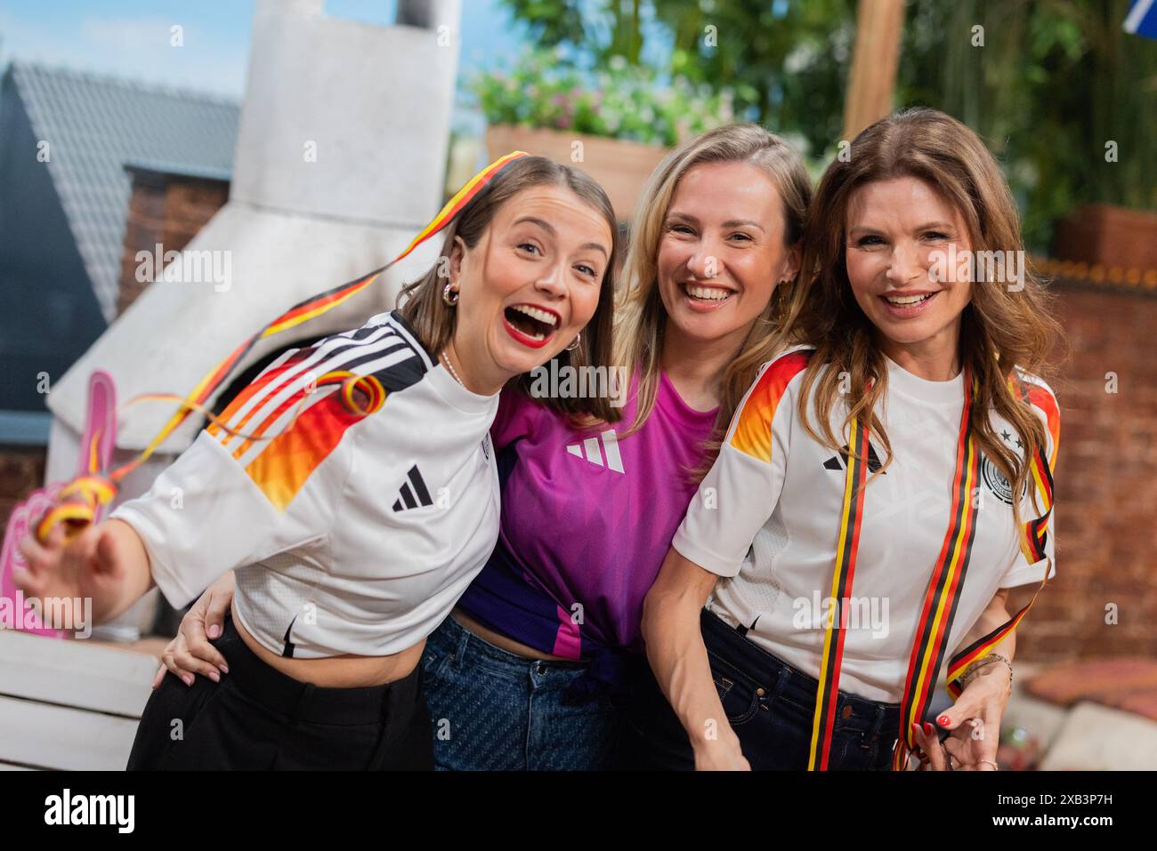 PRODUCTION - 10 June 2024, North Rhine-Westphalia, Cologne: Julia ...