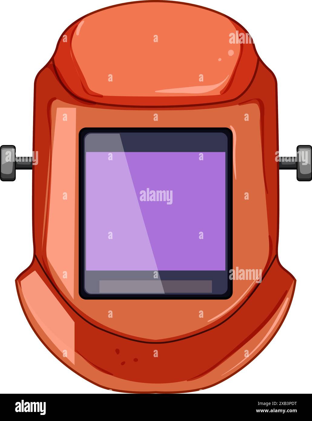 steel helmet welding cartoon vector illustration Stock Vector Image ...