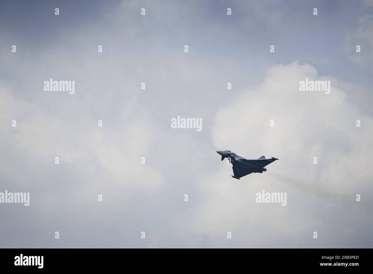 Eurofighter Typhoon, aufgenommen im Rahmen einer Flugshow der ILA ...