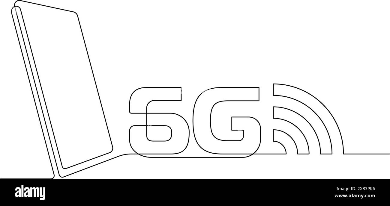 6g vector vectors Black and White Stock Photos & Images - Alamy