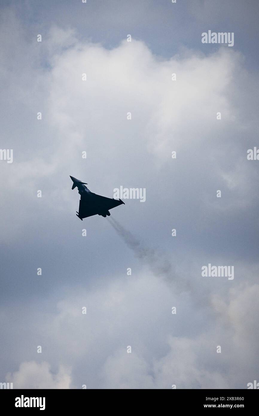 Eurofighter Typhoon, aufgenommen im Rahmen einer Flugshow der ILA ...