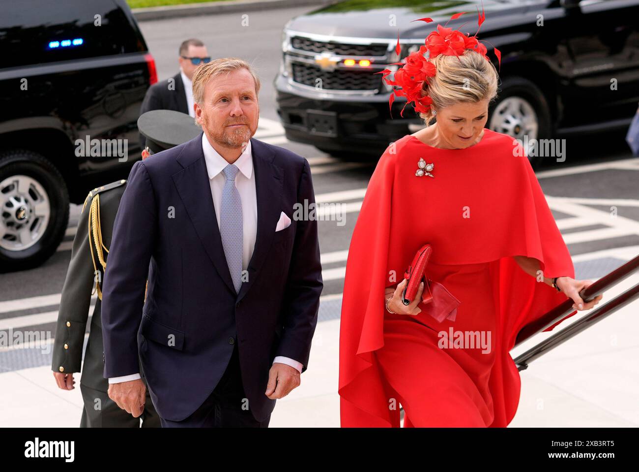 King Willem-Alexander and Queen Maxima of the Netherlands arrive at the ...