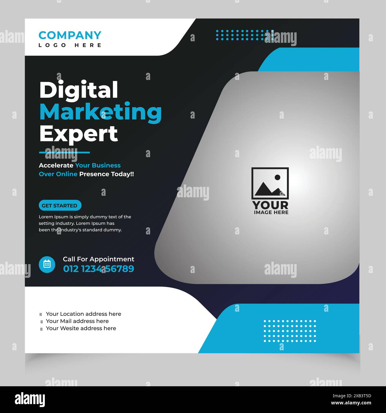 Editable flyer templates hi-res stock photography and images - Alamy