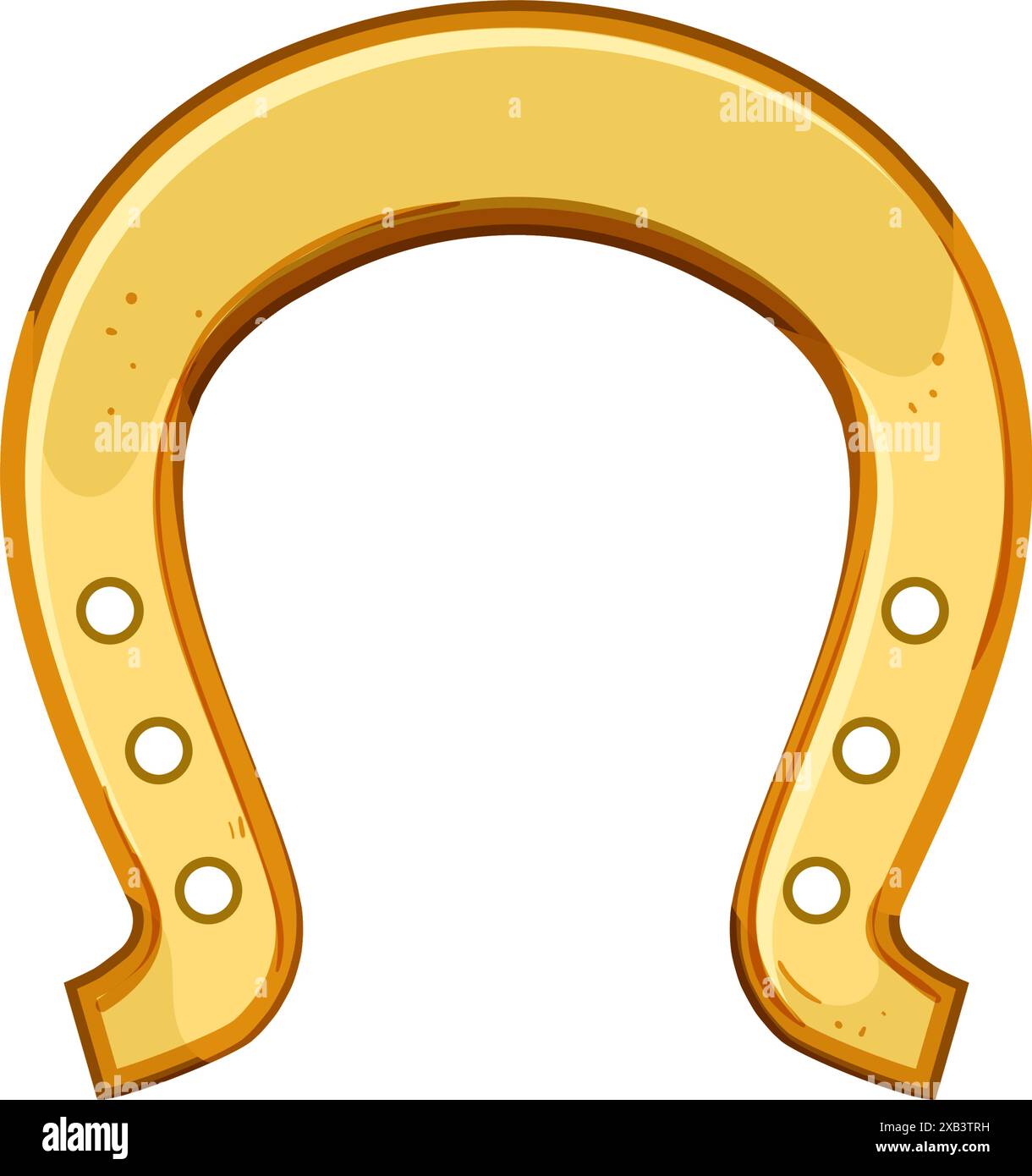 western horseshoe cartoon vector illustration Stock Vector Image & Art ...