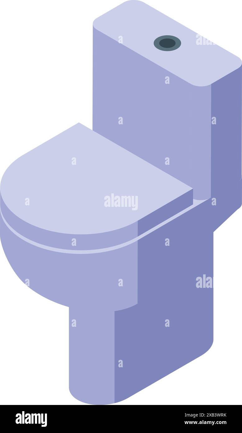 Modern toilet bowl presenting a clean design for bathrooms and ...