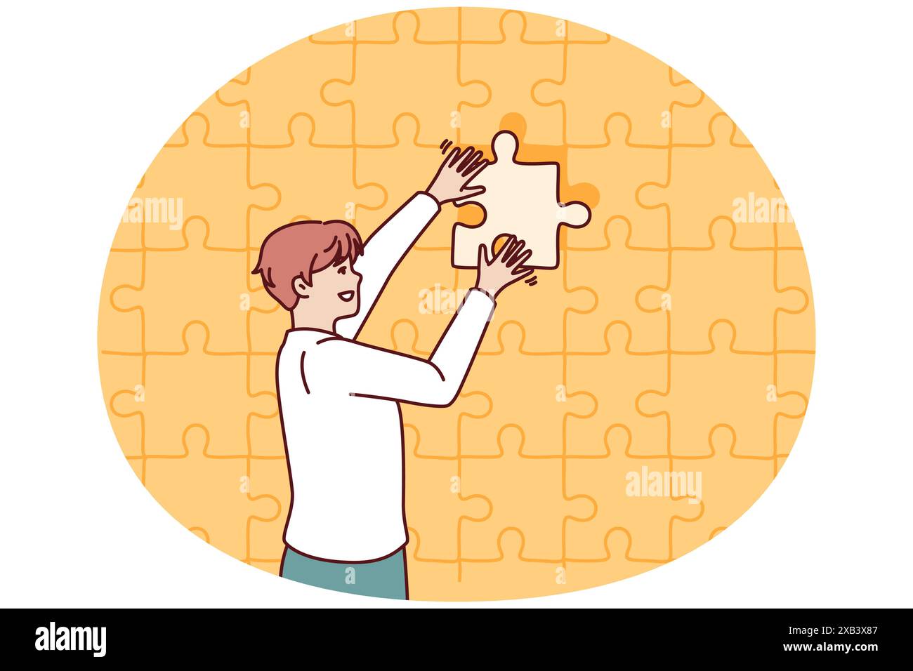 Last building standing Stock Vector Images - Alamy