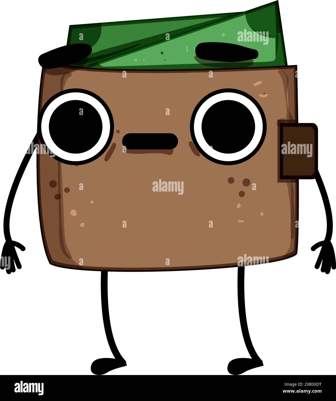 woman purse character cartoon vector illustration Stock Vector Image ...