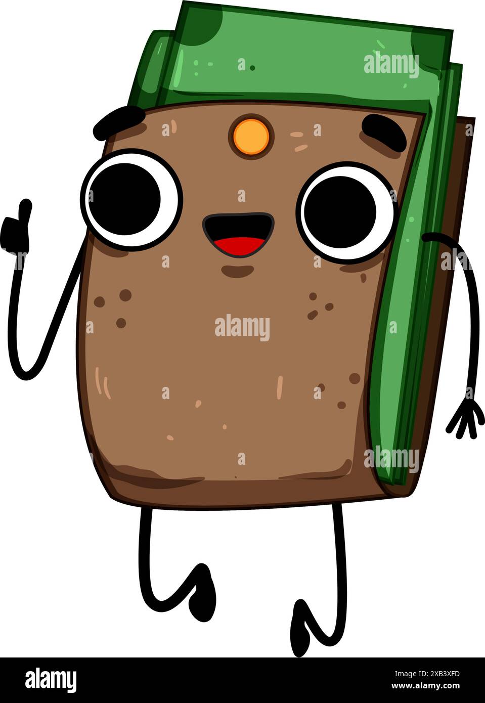 people purse character cartoon vector illustration Stock Vector Image ...