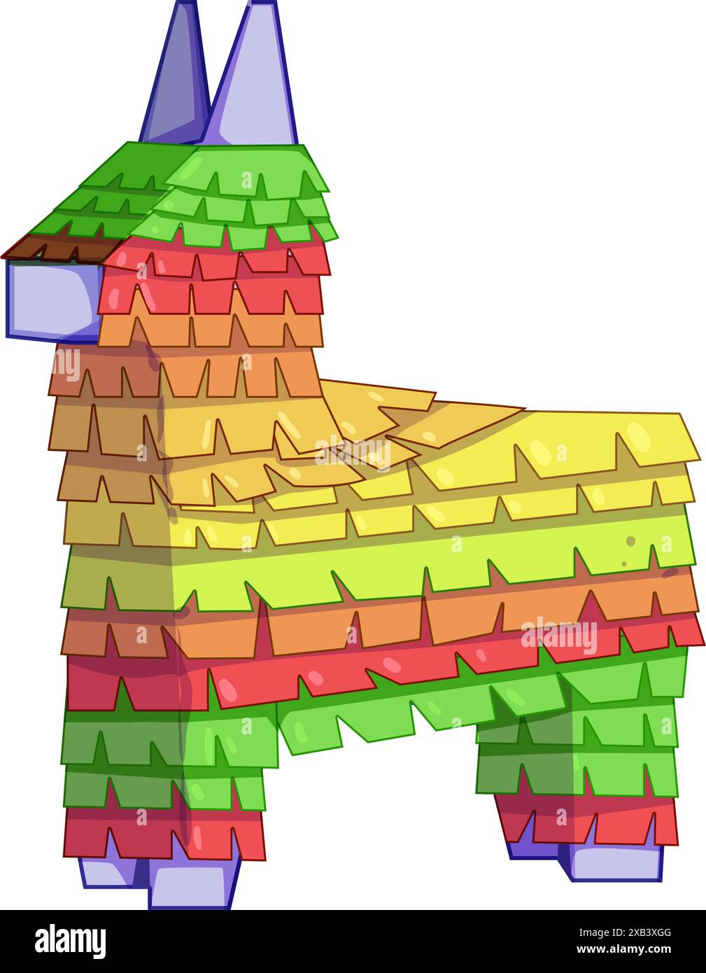 candy pinata cartoon vector illustration Stock Vector Image & Art - Alamy