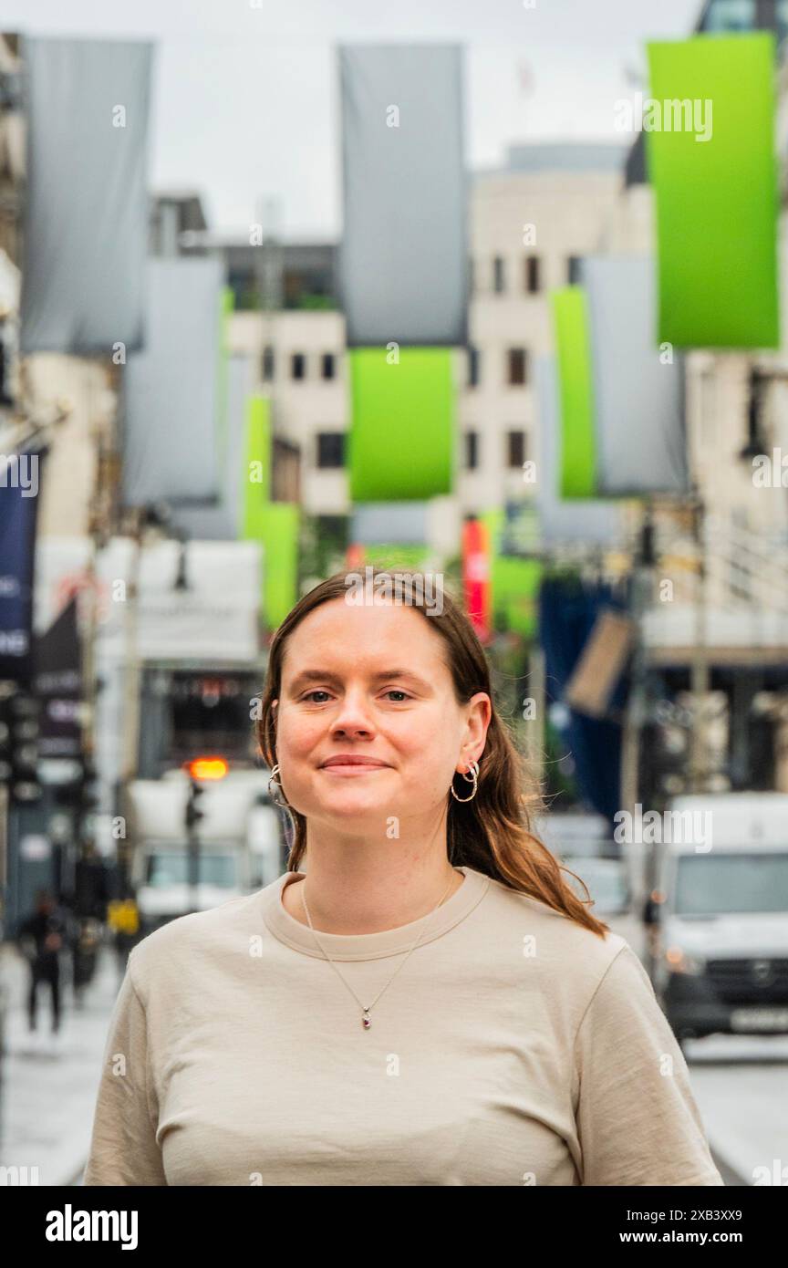 London, UK. 10th June, 2024. The Sun Speaks by RA Schools student ...