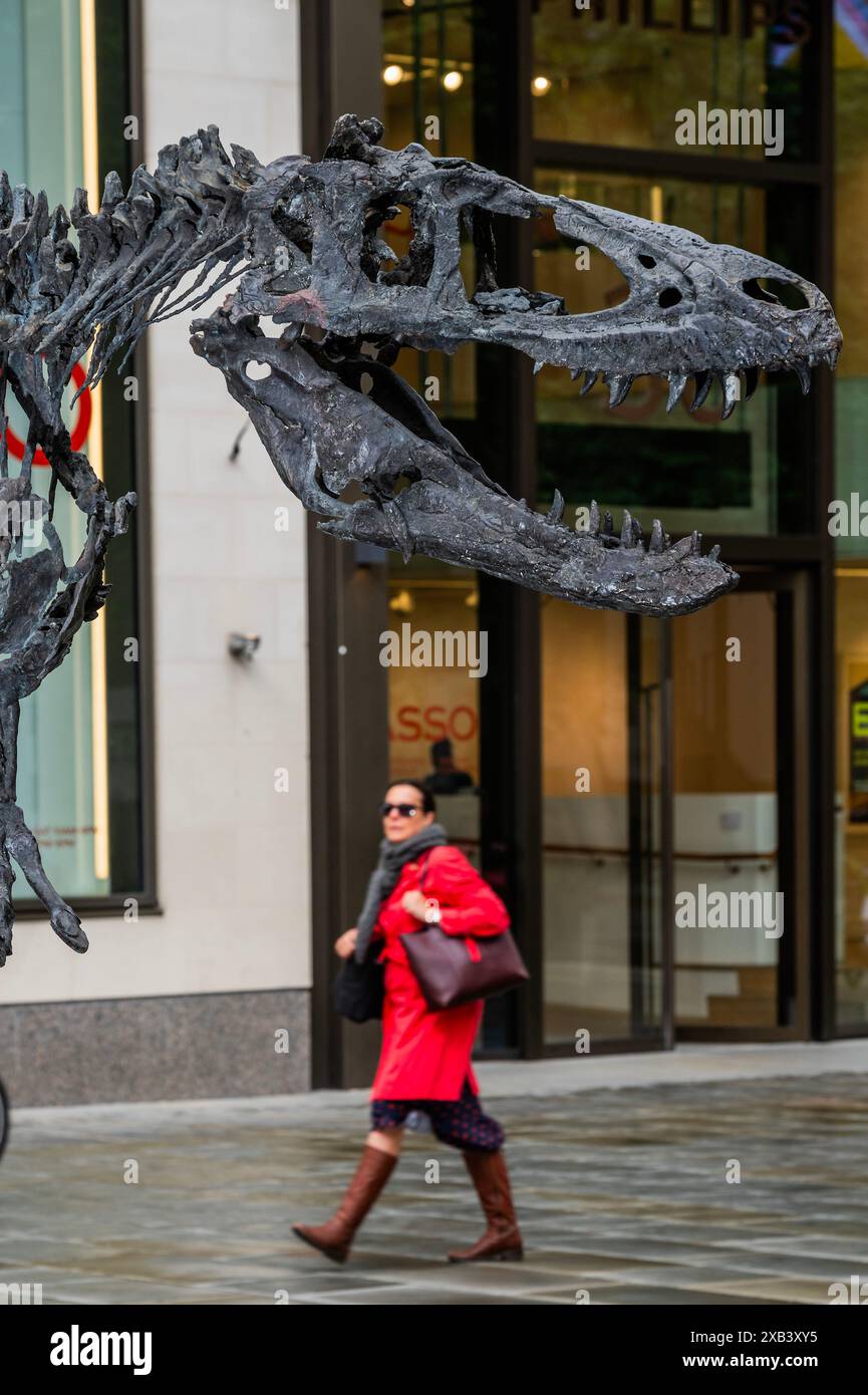 London, UK. 10th June, 2024. Juvenile Tyrannosaurus Rex, unveiled 2023 ...